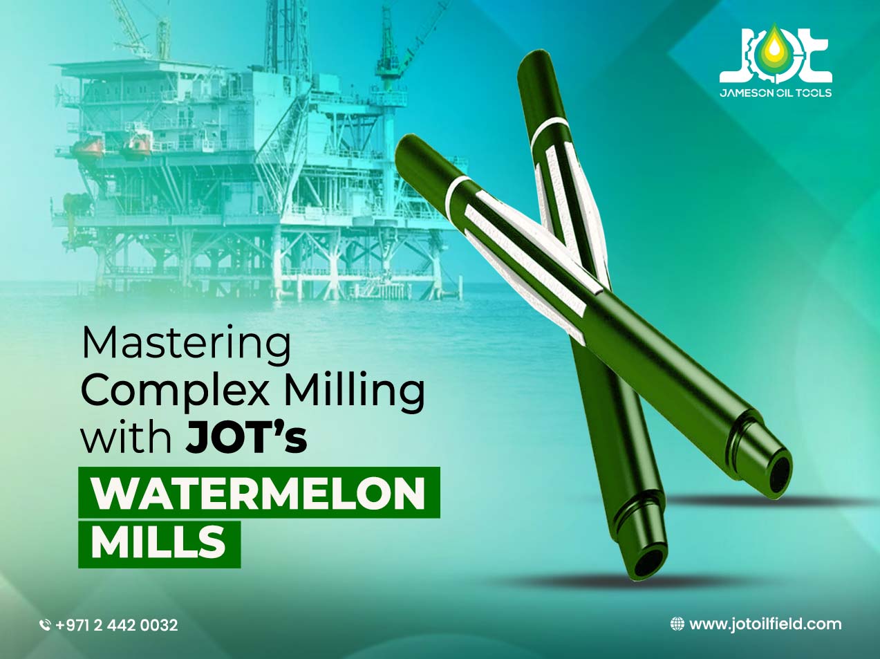 Optimizing Drilling Efficiency with JOT's Watermelon Mills - Jotoilfield